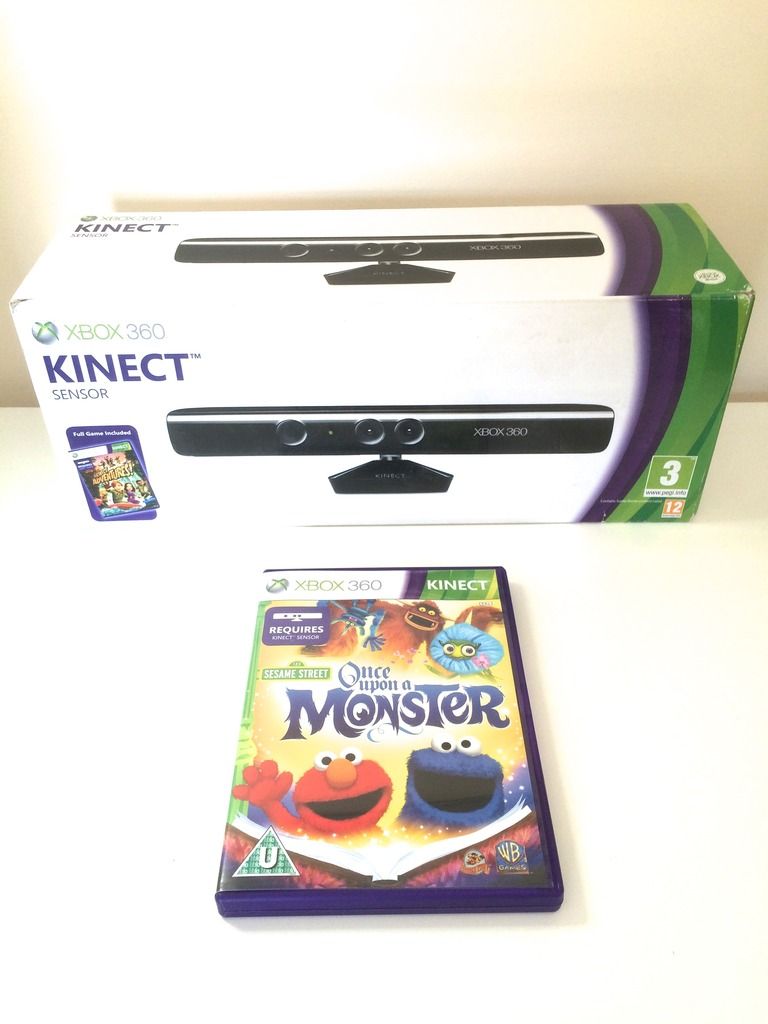 Microsoft Xbox 360 Kinect Camera Sensor Once Upon A Monster Game Uk Pal