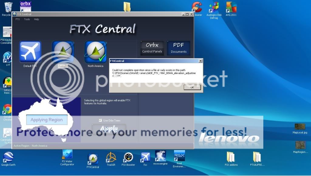 error when activating FTX - FSX Support Forum - Orbx Community and ...